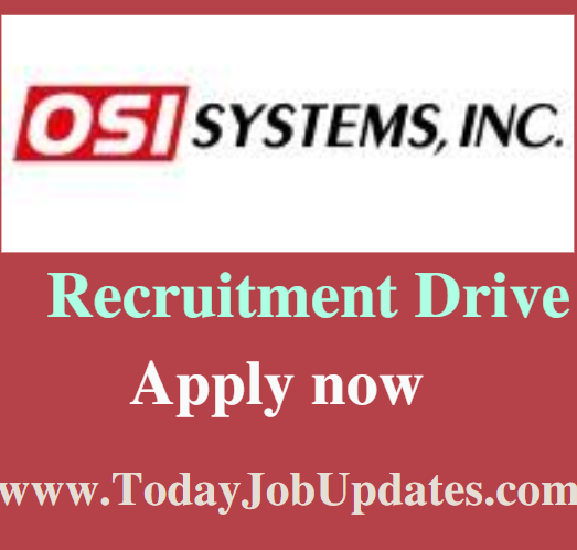 OSI Systems, Inc Off Campus Drive 2022 | Software Developer intern ...